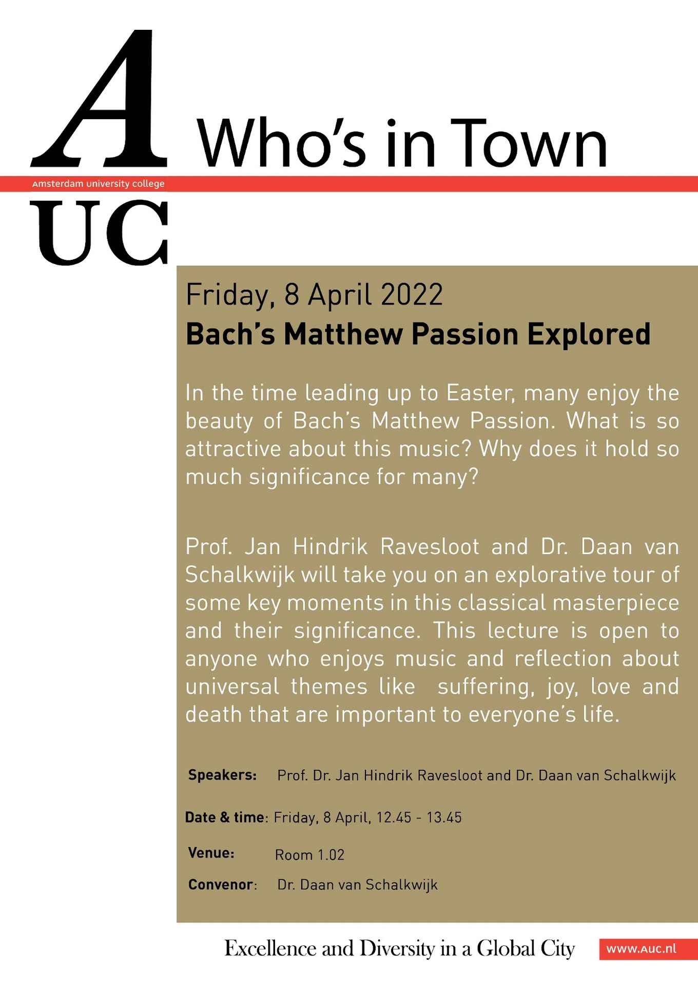 WiT: Jan Hindrik Ravesloot "Bach’s Matthew Passion Explored ...